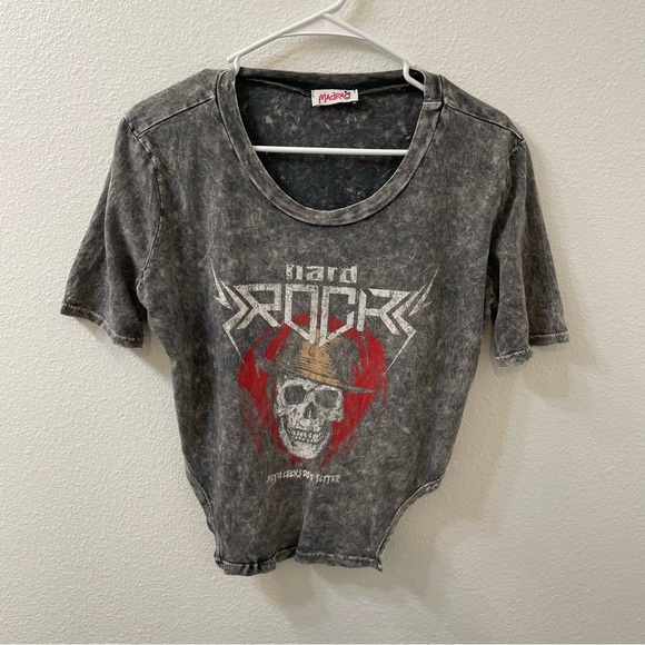 Madrag | Tops | Madrag Hard Rock Top Gray Small | Poshmark